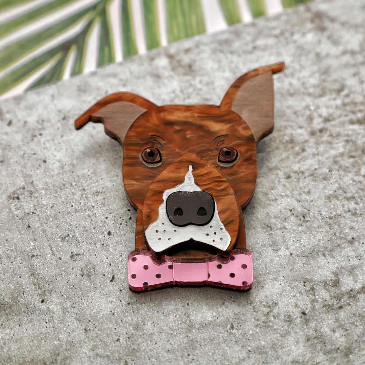 Tilly the Staffy Keyring | Foxx & Ginger